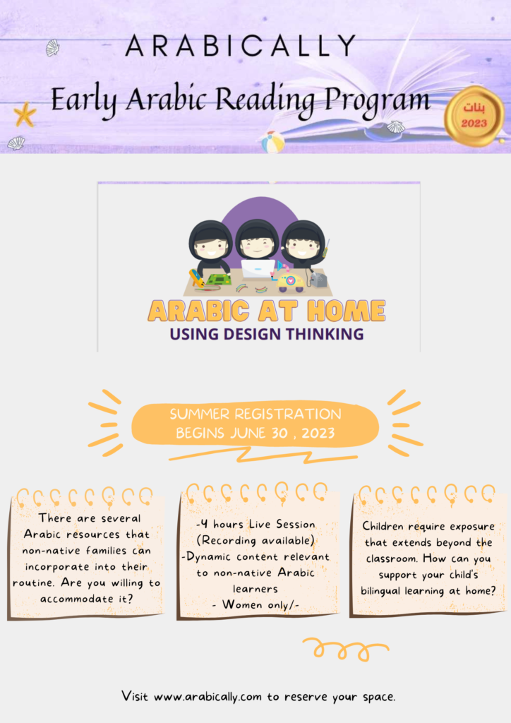 Early Arabic Reading Program 2025 - Arabically